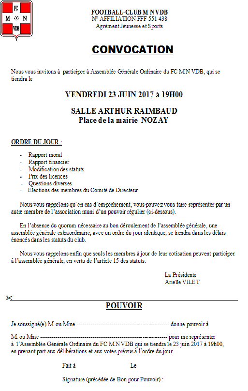 Football Club Marcoussis Nozay La Ville du Bois – Site officiel du FC MNVDB